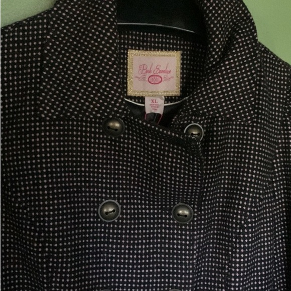 Pink Envelope | Jackets & Coats | Pink Envelope Black And Pink ...